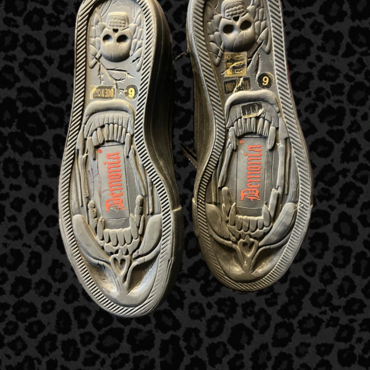 demonia pleaser deviant knee high zip up sneakers | Depop