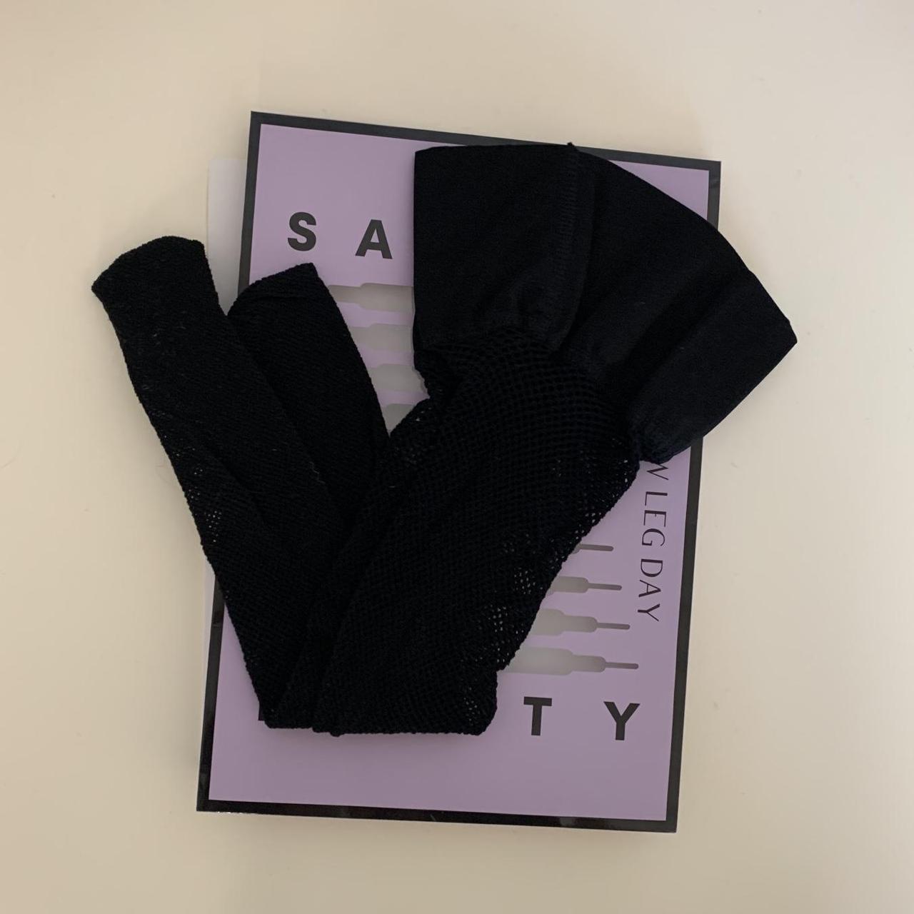 Savage x Fenty Women's Black Hosiery-tights | Depop