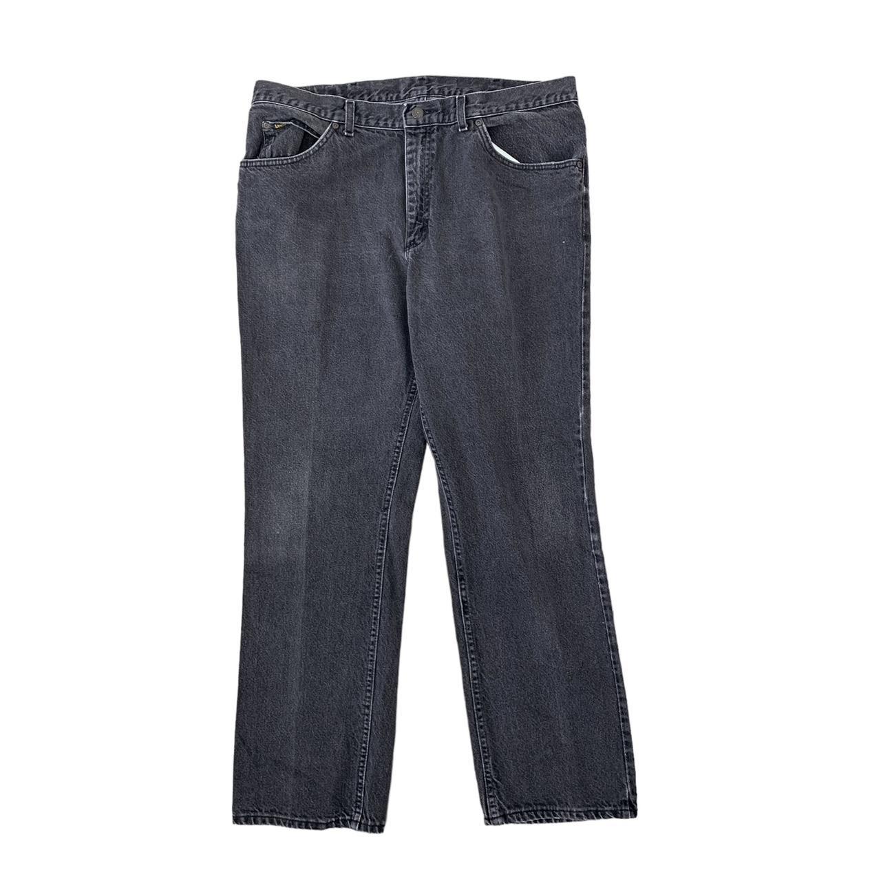 Vintage Black Lee Jeans Super washed black colour.... - Depop