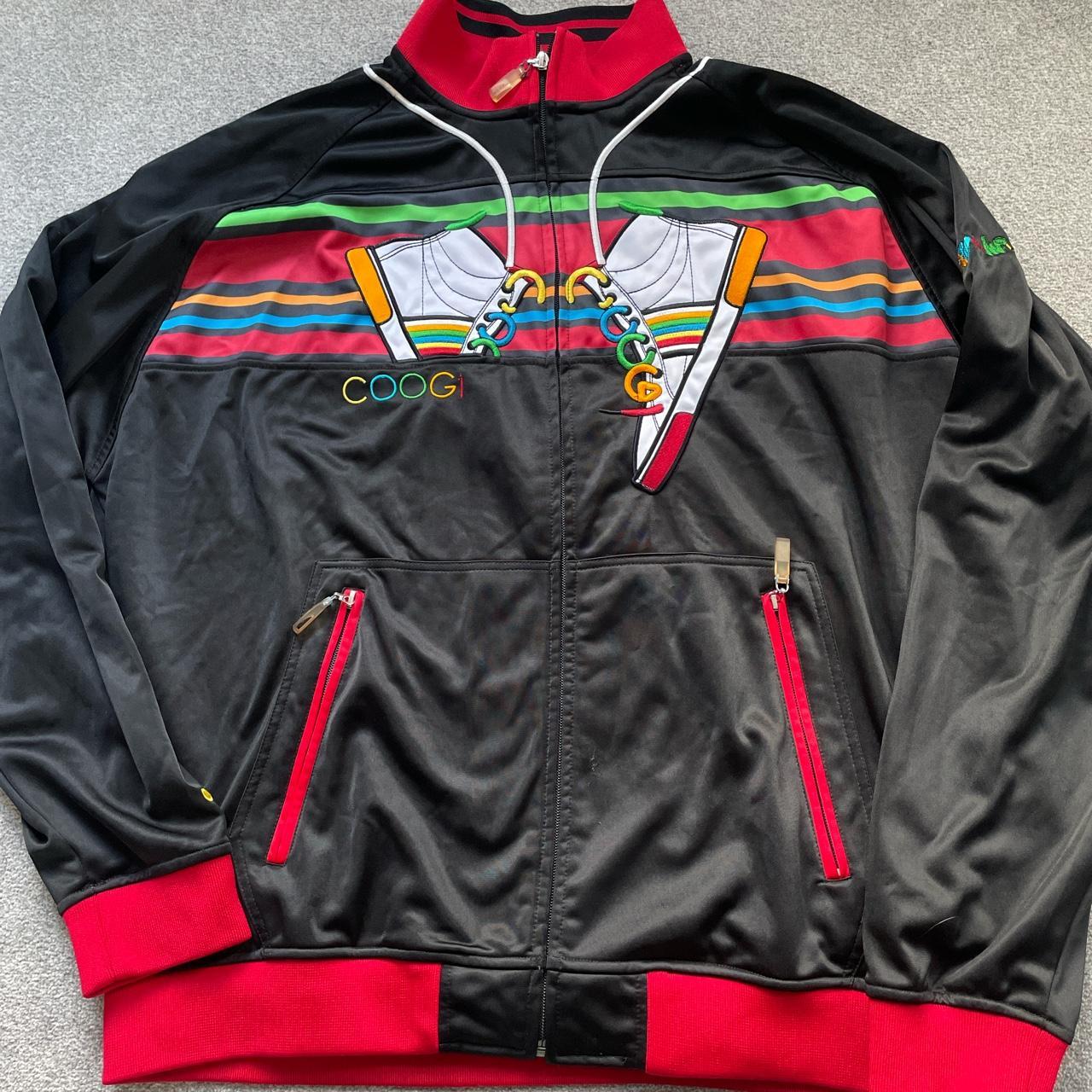 Coogi track jacket . Good condition. Size XXXL Pit -... - Depop