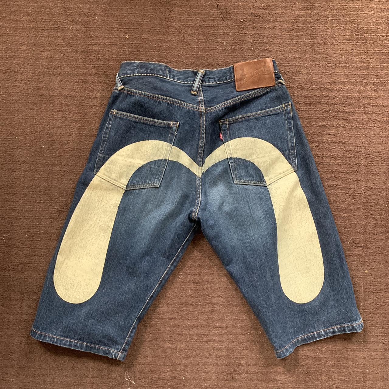 Original paris x france evisu jorts 🗼 1980s super... - Depop