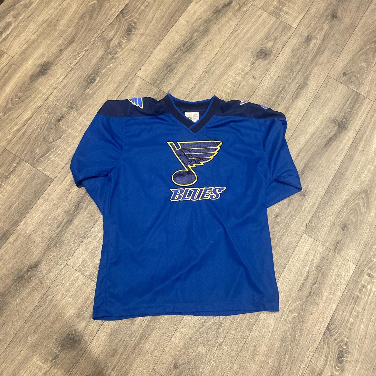 Genuine St Louis Blues vintage NHL Jersey Size... - Depop