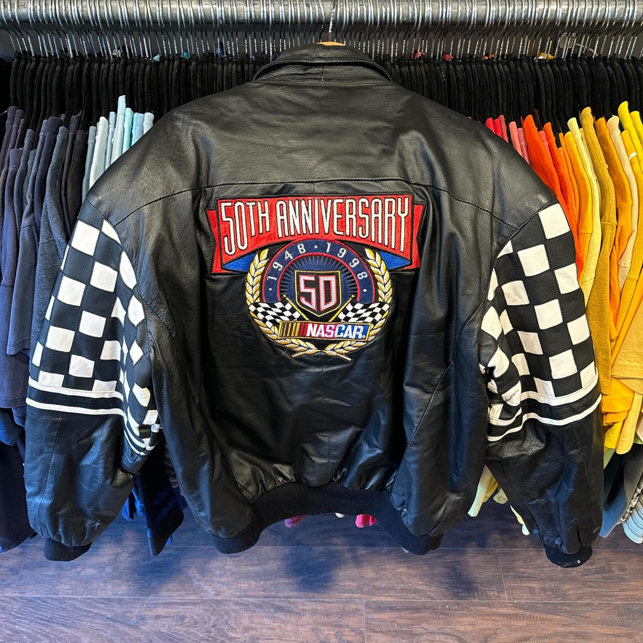 Vintage Jeff Hamilton NASCAR 50th Anniversary black... - Depop