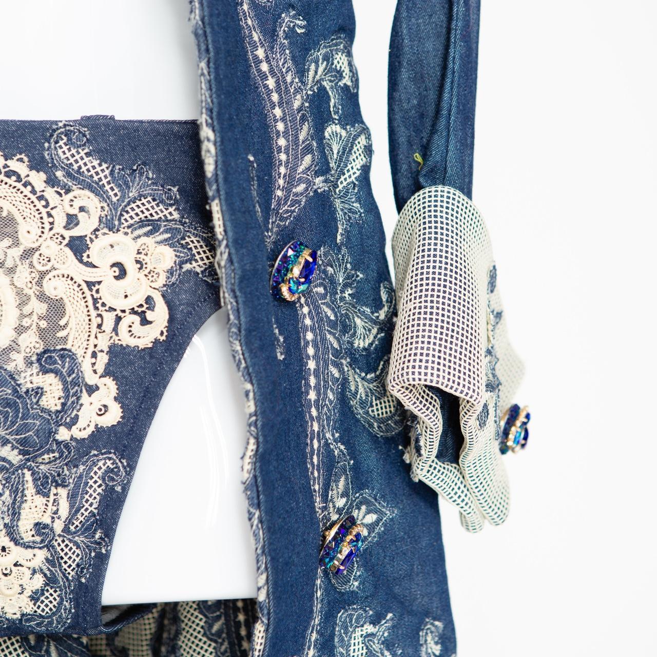 Denim Look seen on Rupaul’s Drag Race Denim... - Depop