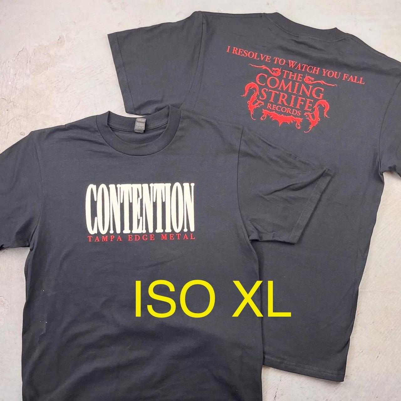 ISO CONTENTION MERCH IN XL LOOKING FOR ANY AND ALL... - Depop