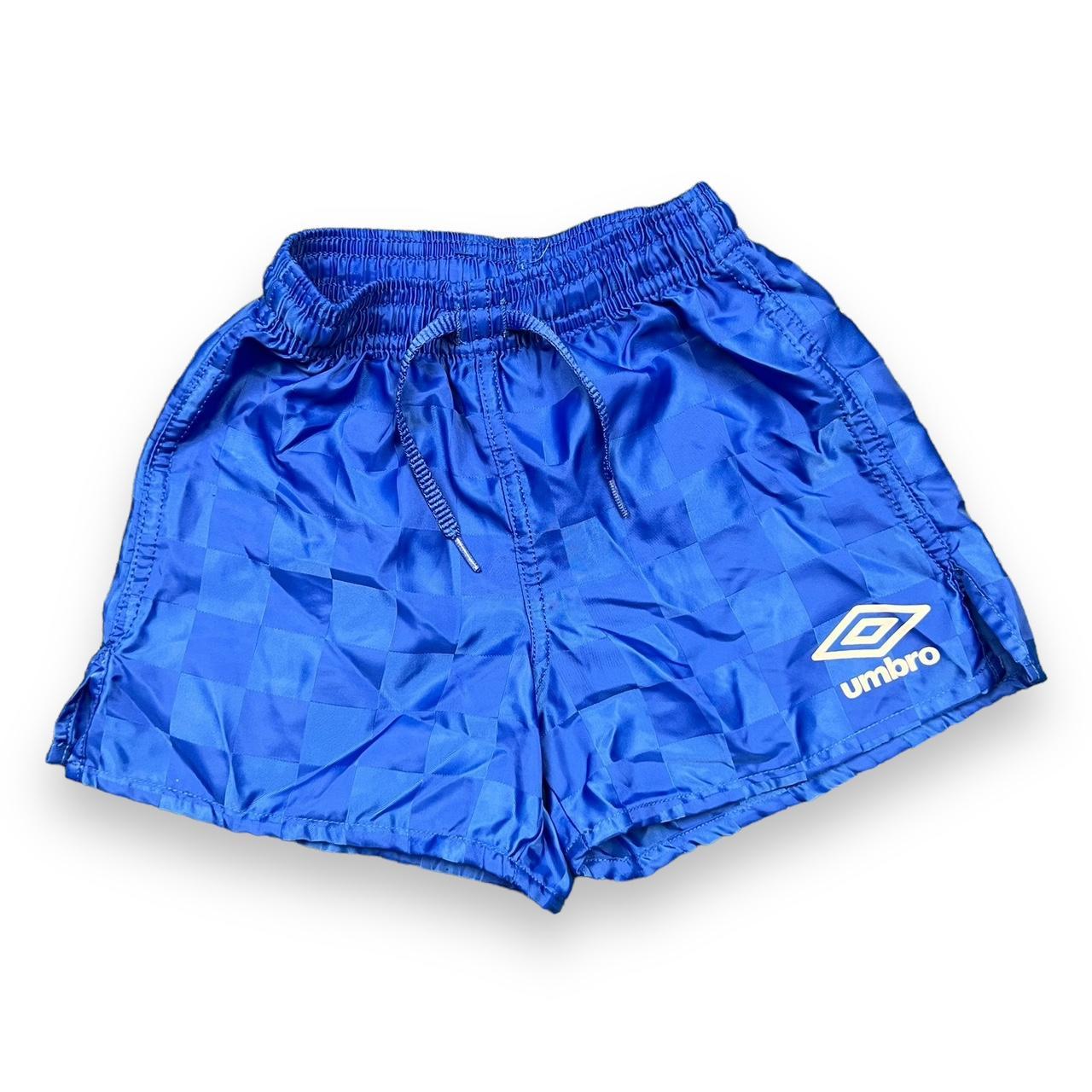 Vintage Umbro | Shorts | Color: Blue | Size: XXXS... - Depop
