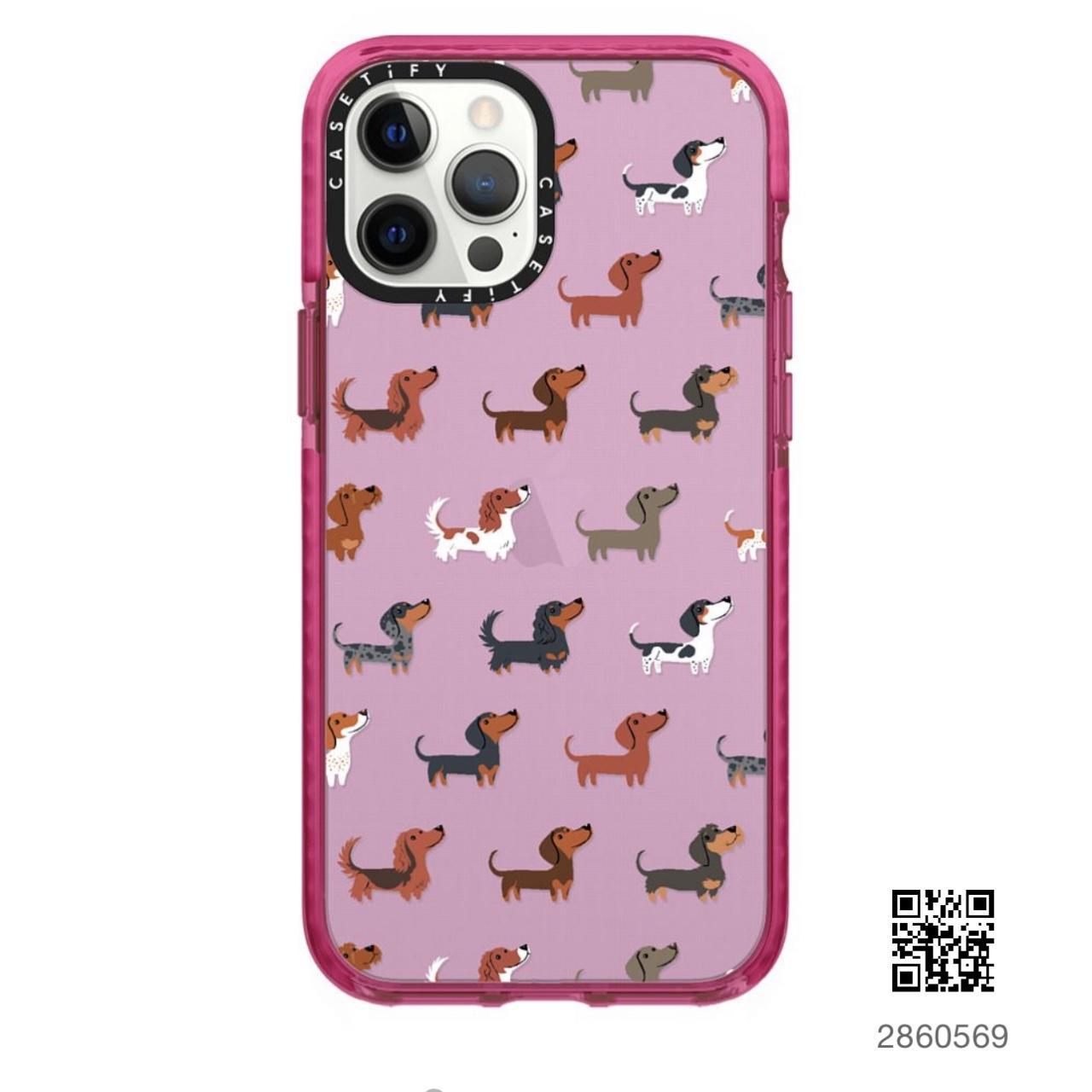 Casetify Dachshund/Sausage Dog Phone Case in Hot... - Depop