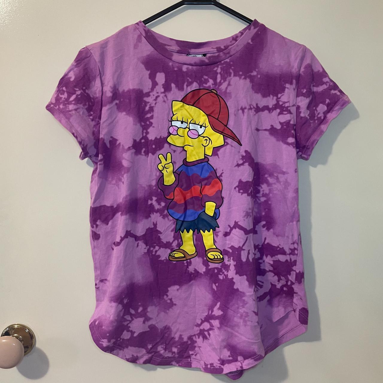 purple simpsons shirt all clothing items will be... - Depop