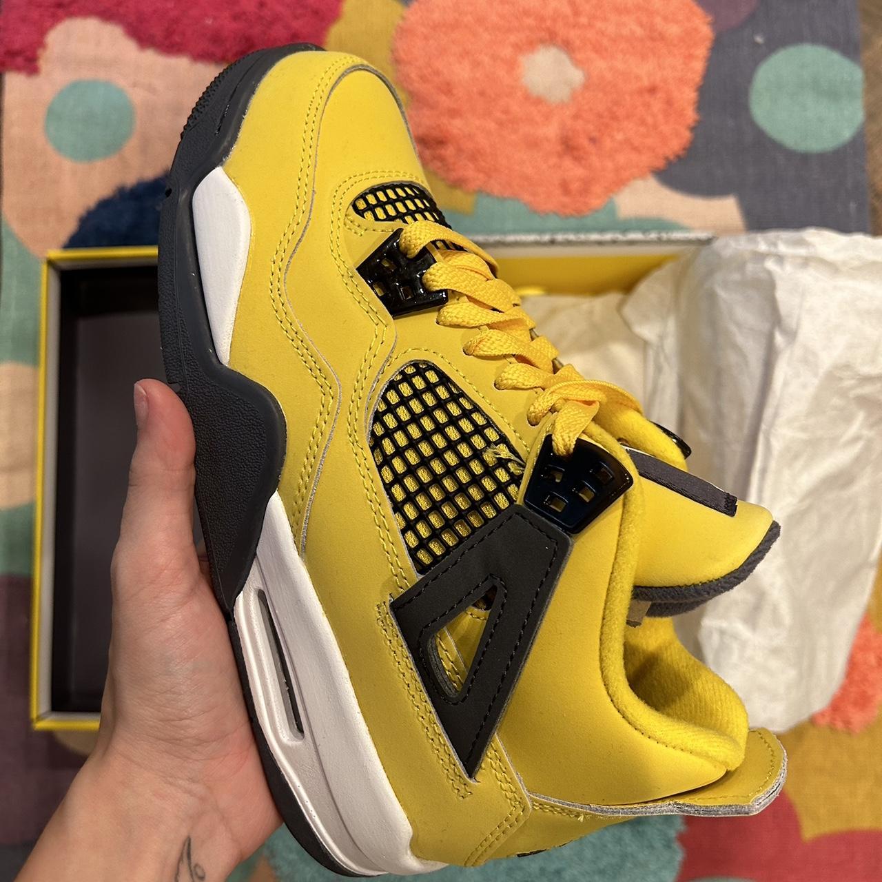 Brand new Jordan 4s - GS “Lightning” Size - 5Y - Depop