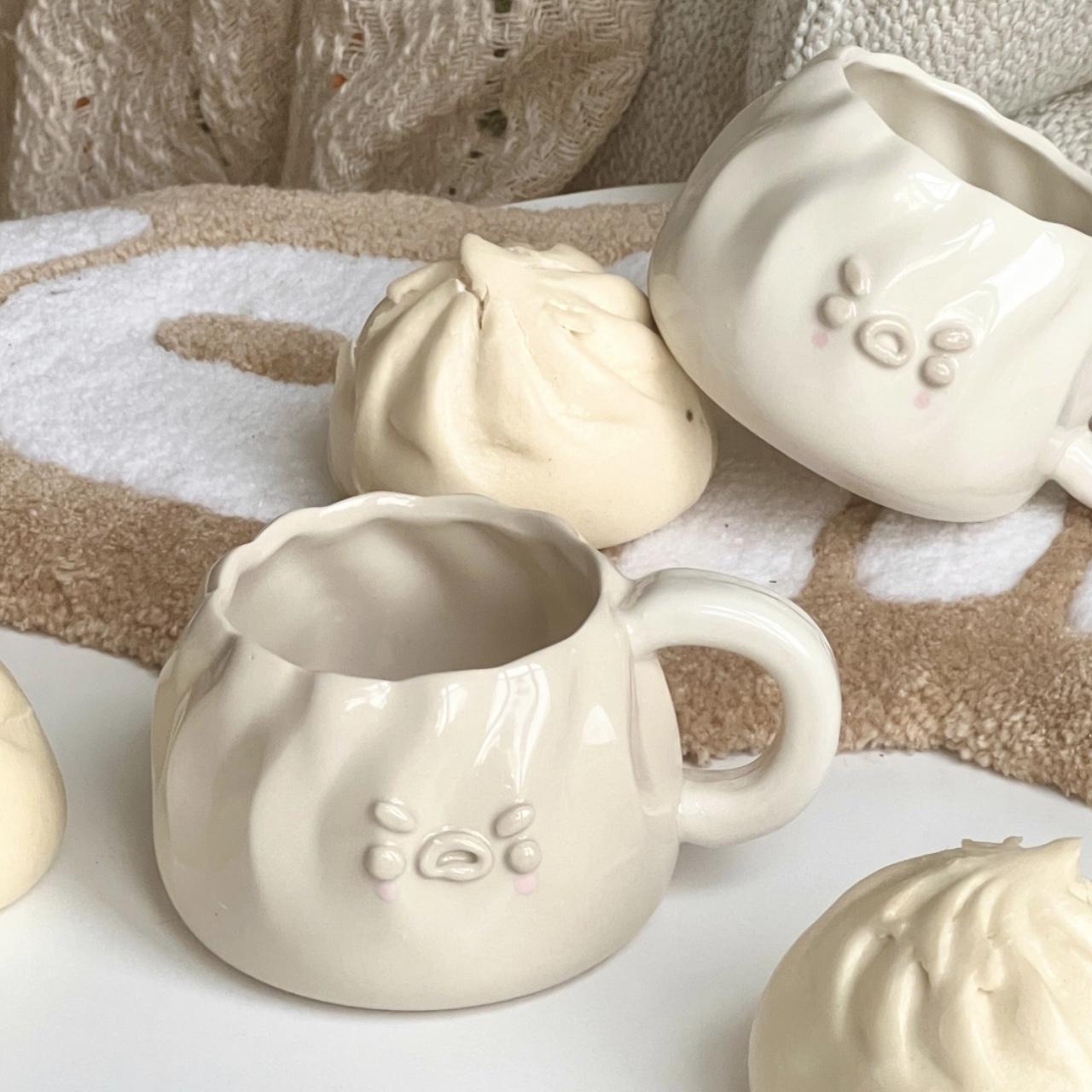 Grumpy Kid Studio Bao Mug Condition: Brand New!... - Depop