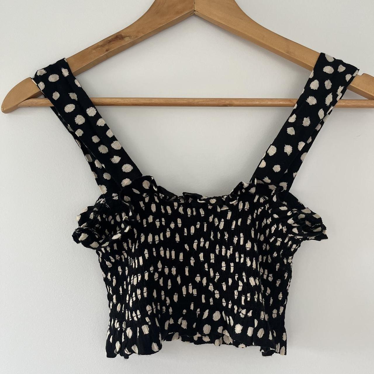 Small crop top Frilly top and bottom Small fit - Depop