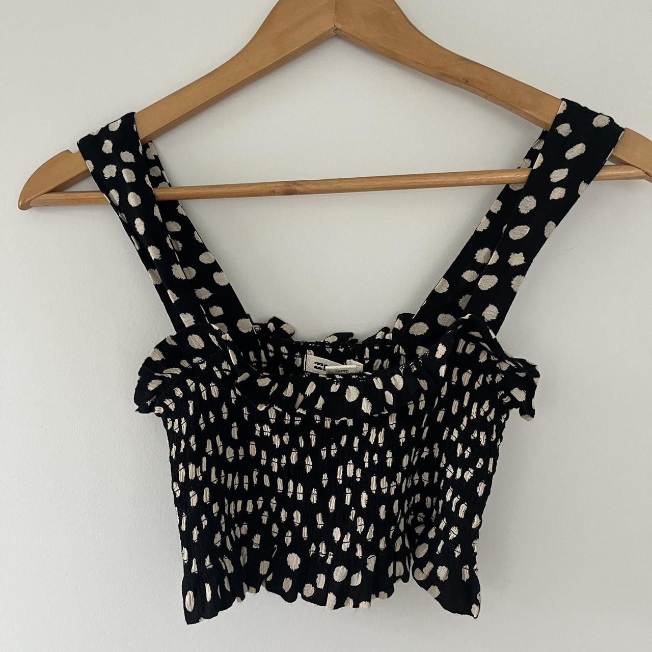 Small crop top Frilly top and bottom Small fit - Depop