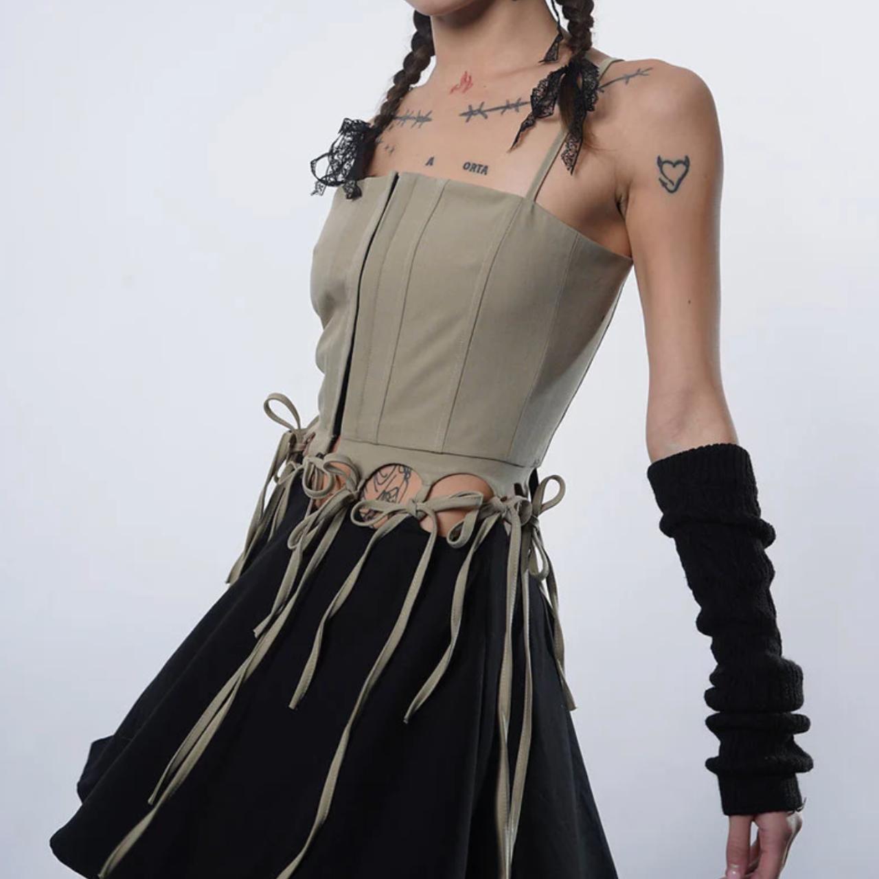 zemeta meant to be together tie dress / size... | Depop