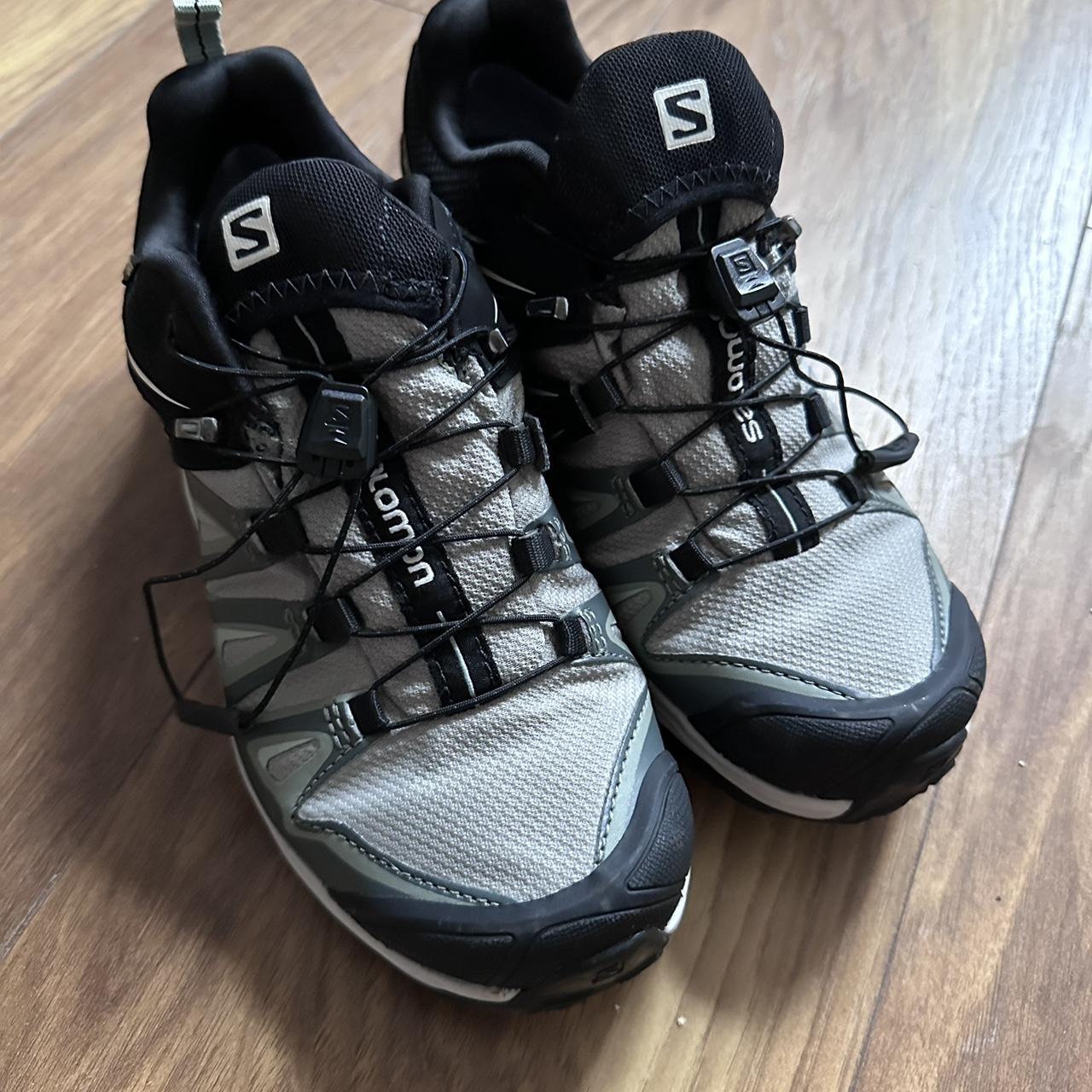 . Salomon Contragrip Mint Green Sport Shoes Size:... - Depop