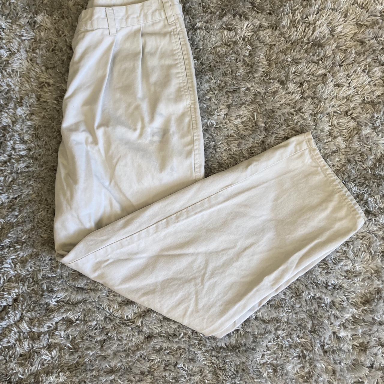 size 34x30 dockers white. stain on the right... - Depop