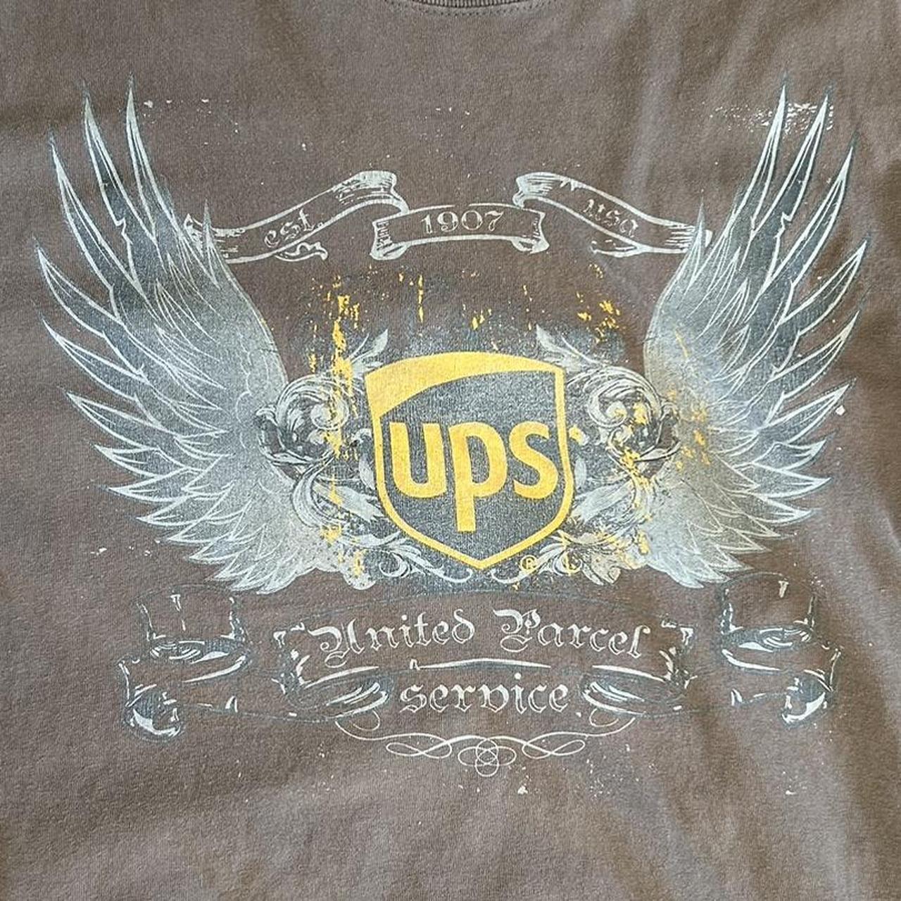 super sick UPS graphic tee size L shipping:... - Depop