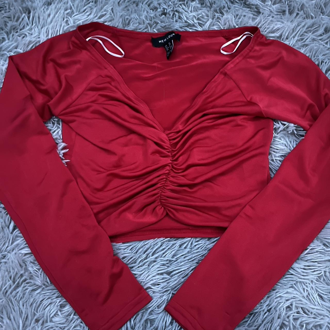 New look long sleeve ruched top. Never worn Could... - Depop