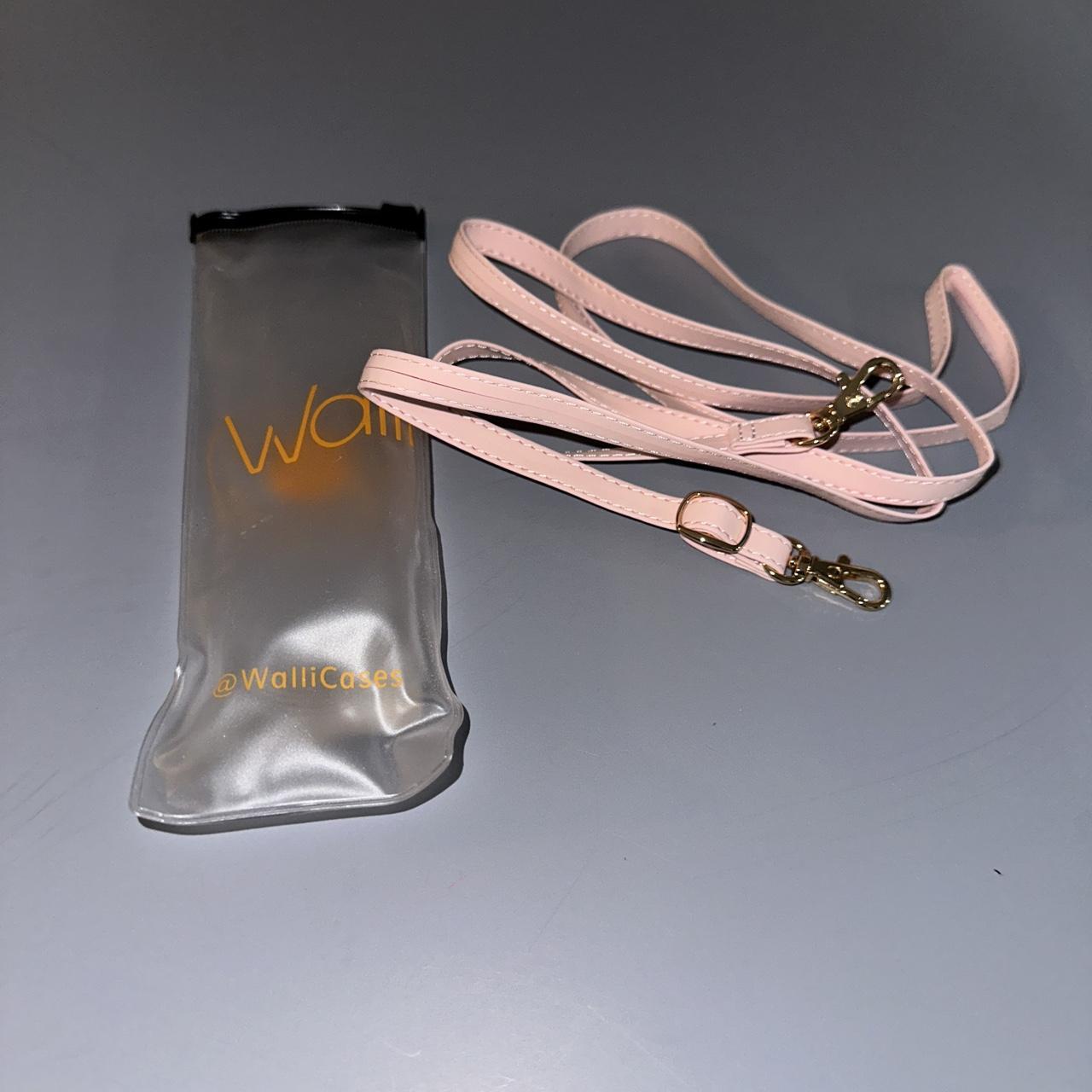 Walli Cases Phone Crossbody Strap - Powdered Pink... | Depop