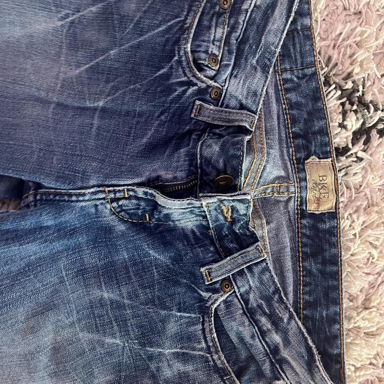 BKE denim, perfect dark wash lowrise. bootcut jeans.... - Depop