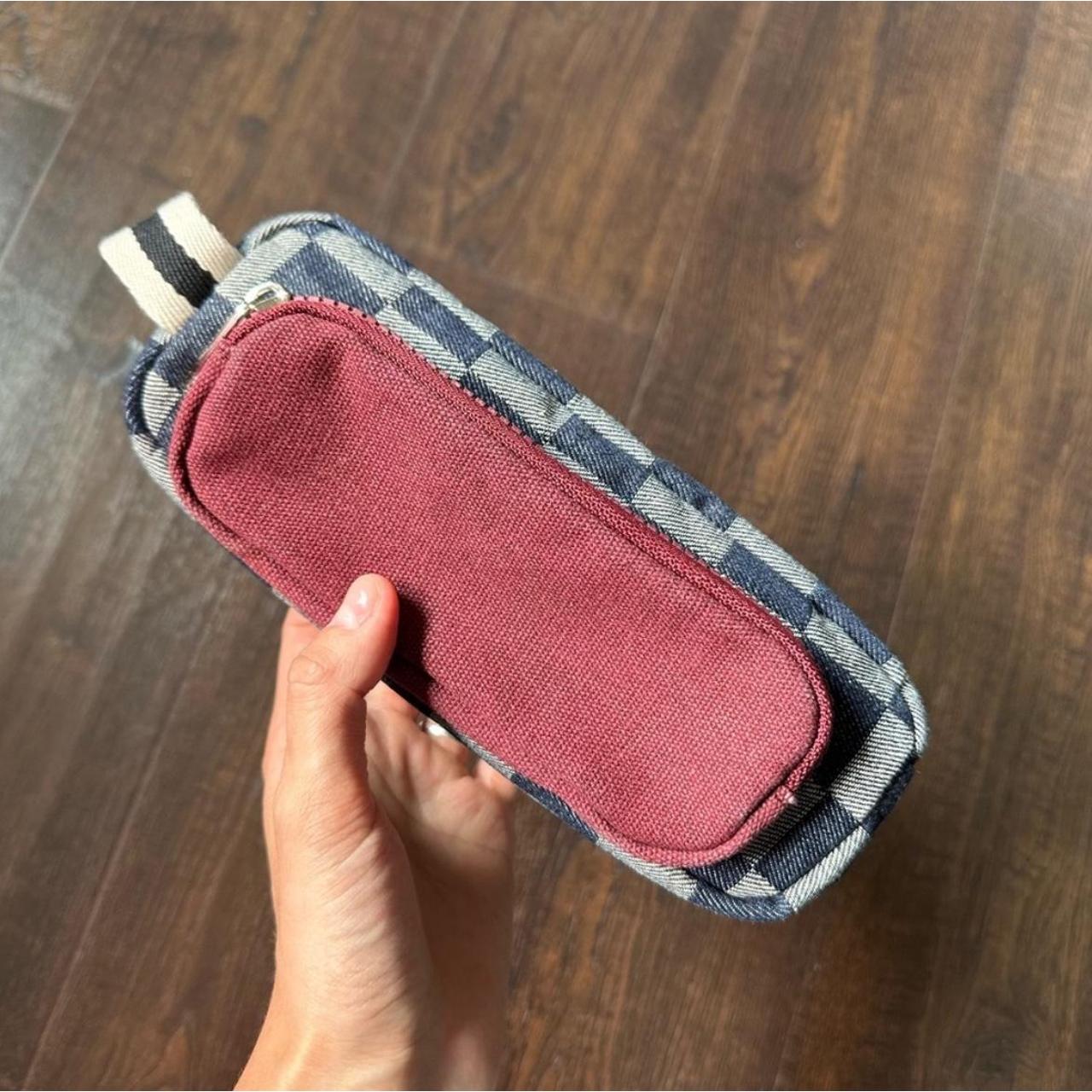 Wild Fable Checkered Pencil Case - Depop