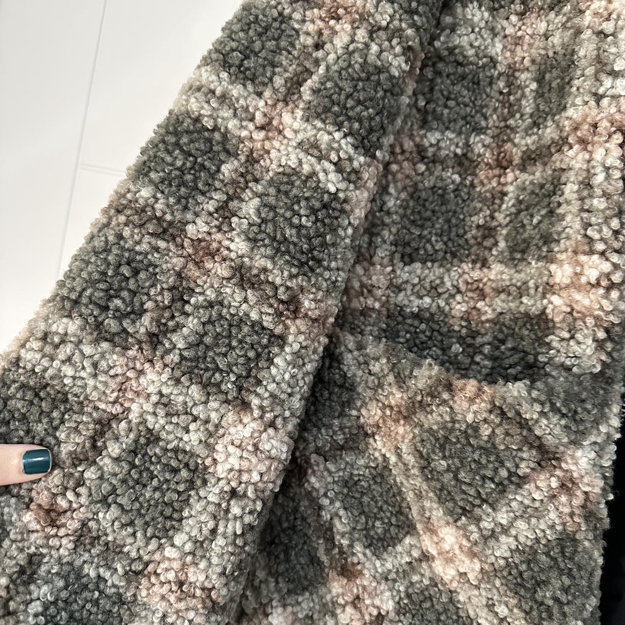 Delia’s by Doll’s Kill teddy plaid hooded jacket.... - Depop