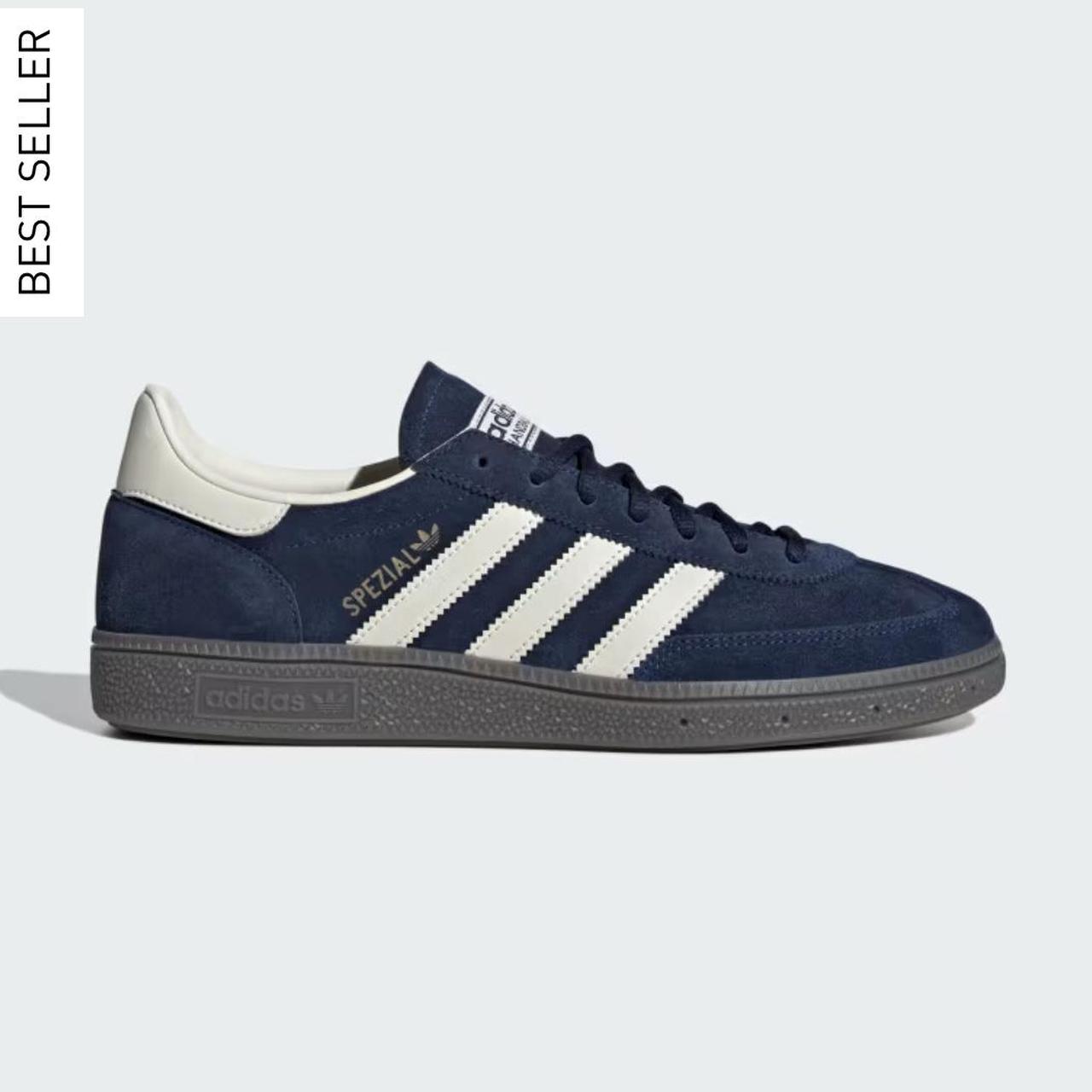 Adidas Spezial shoes in Navy Blue and Off White -... | Depop