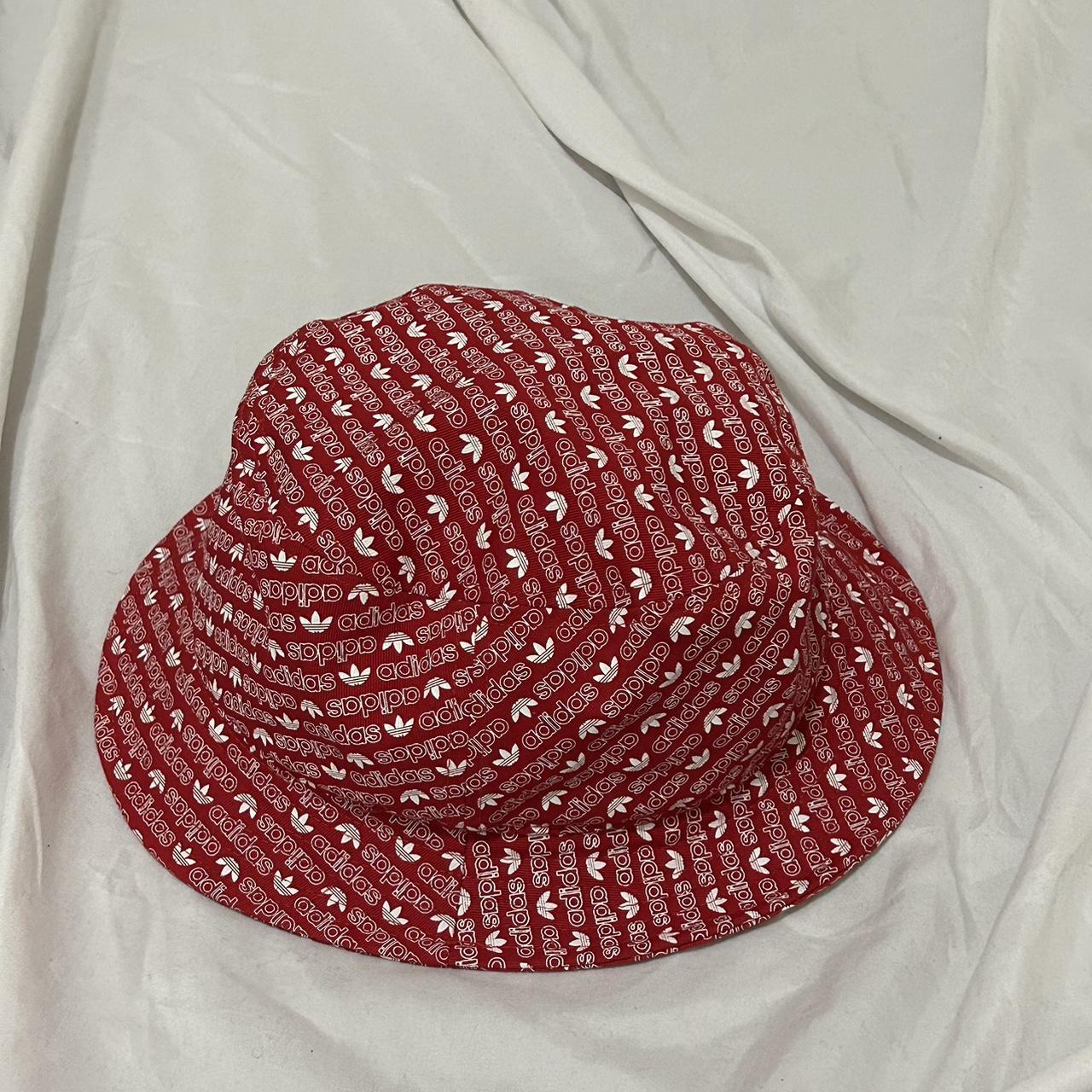 Adidas Men's Red Hat | Depop
