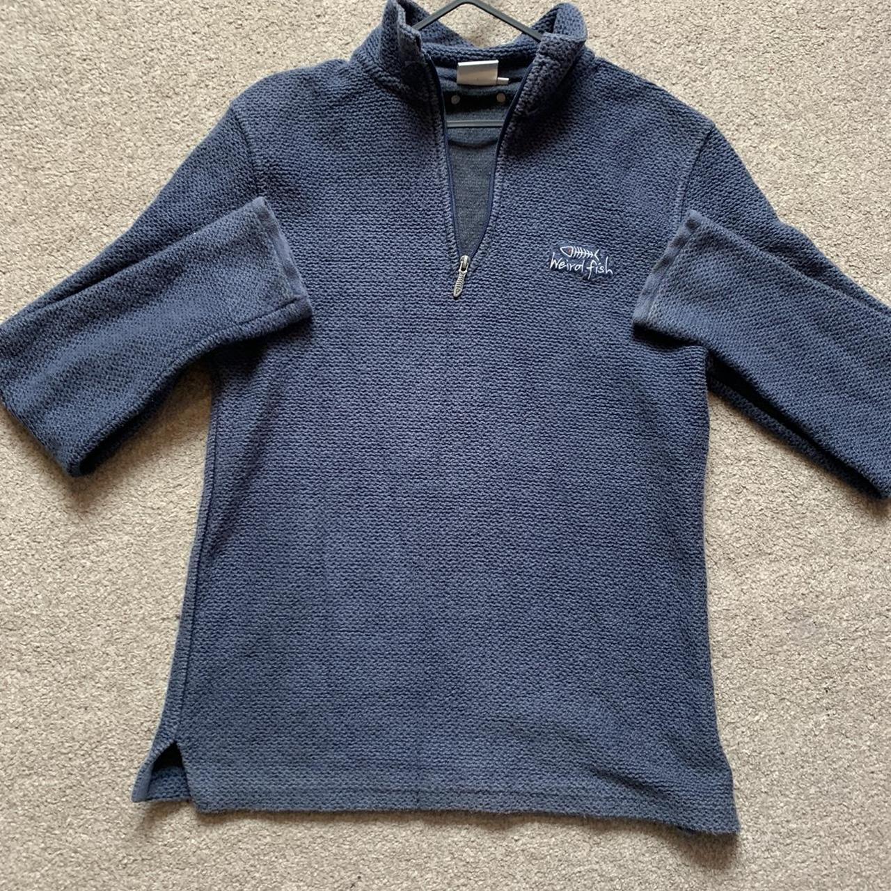 Weird fish size small jumper with zip. #weirdfish - Depop