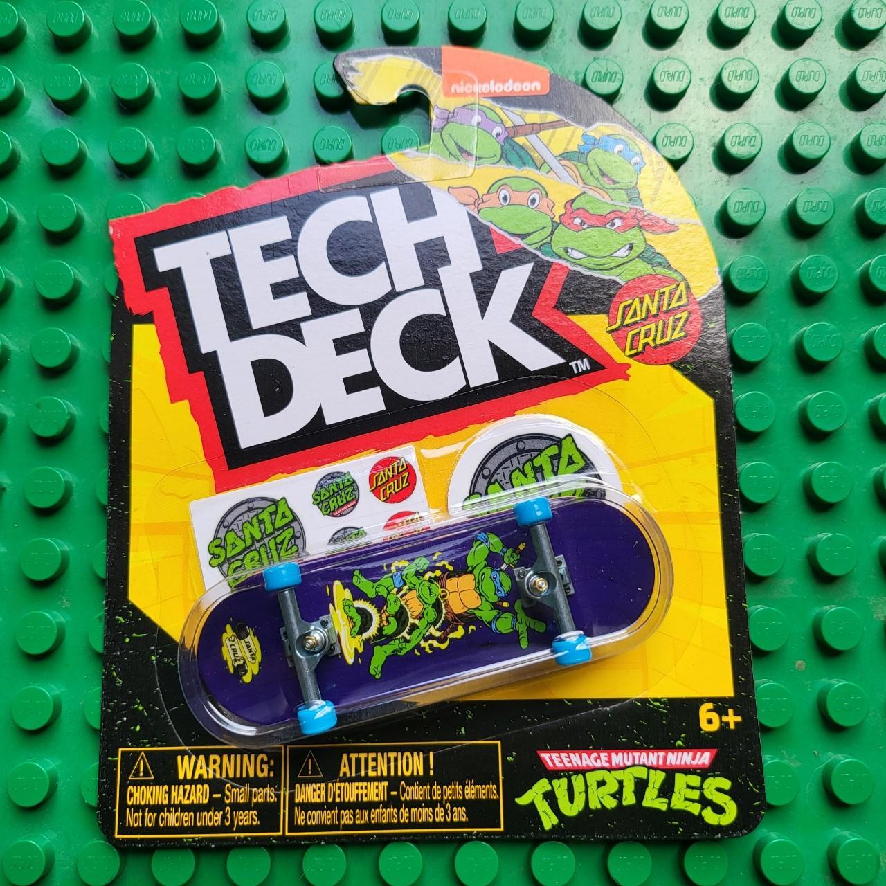 Tech Deck Finger Board. Santa Cruz X Teenage Mutant... | Depop