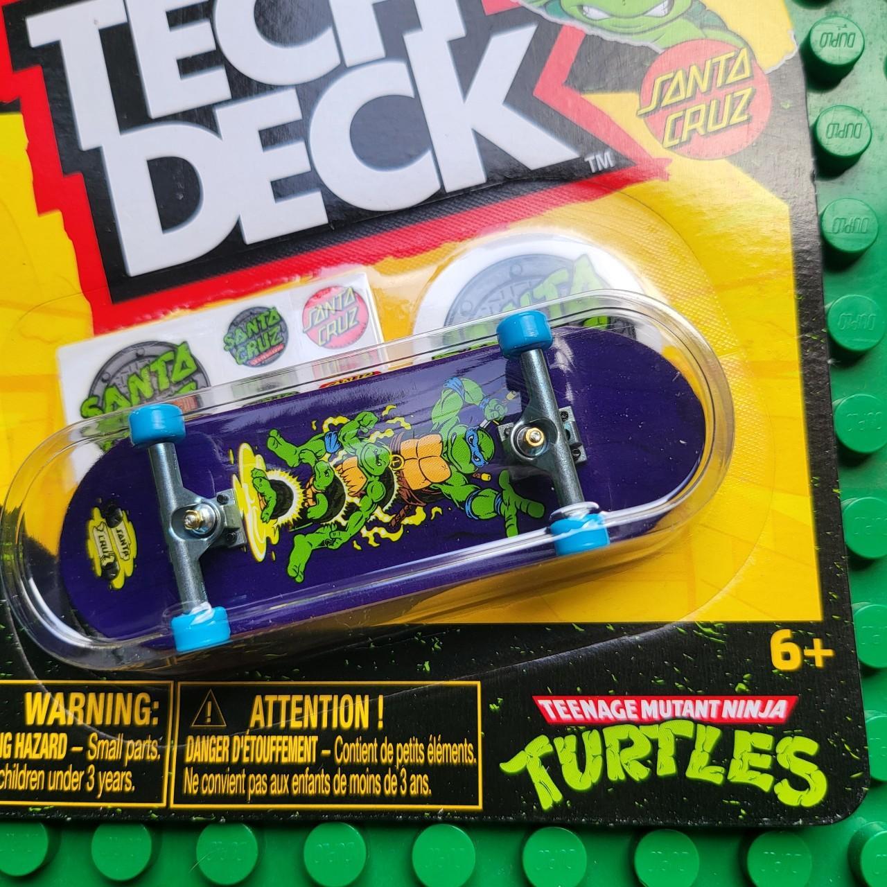 Tech Deck Finger Board. Santa Cruz X Teenage Mutant... | Depop