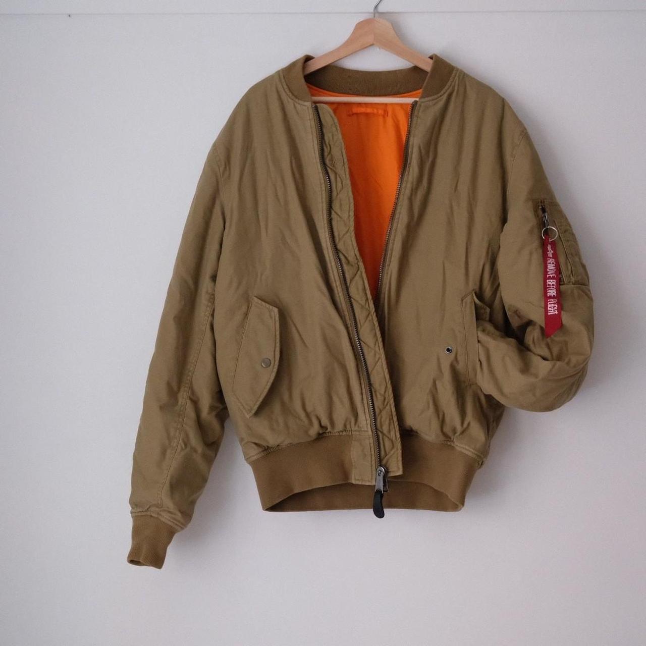 Men's MA-1 Alpha industries bomber jacket size... - Depop