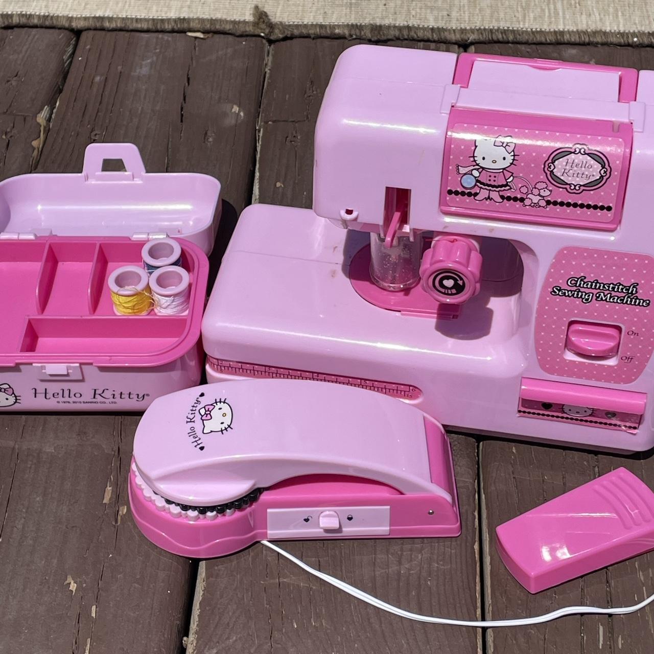 Hello Kitty Sewing Machine🎀 Works, and includes... - Depop