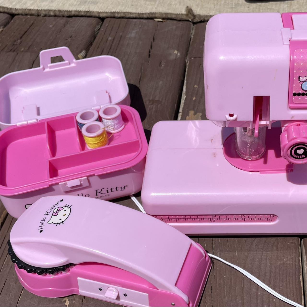 Hello Kitty Sewing Machine🎀 Works, and includes... - Depop