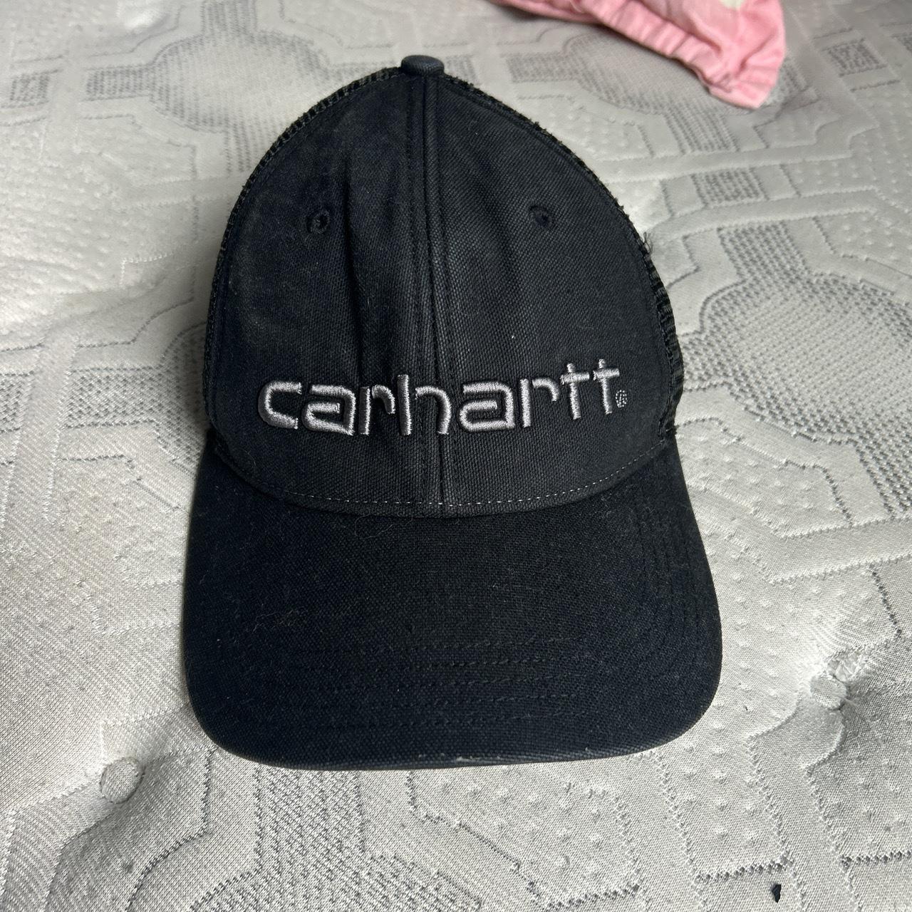 Carhartt Black Hat - One size fits all #carhartt... - Depop