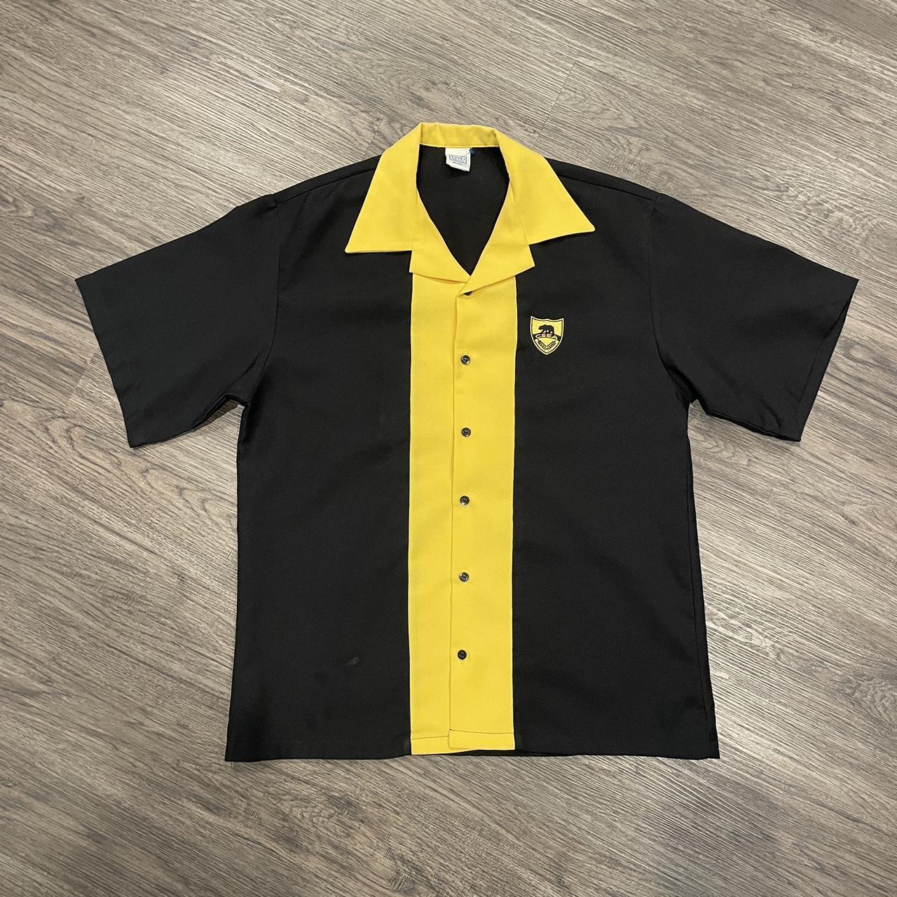 Vintage Tutti Color Block Button Up Oversized... - Depop