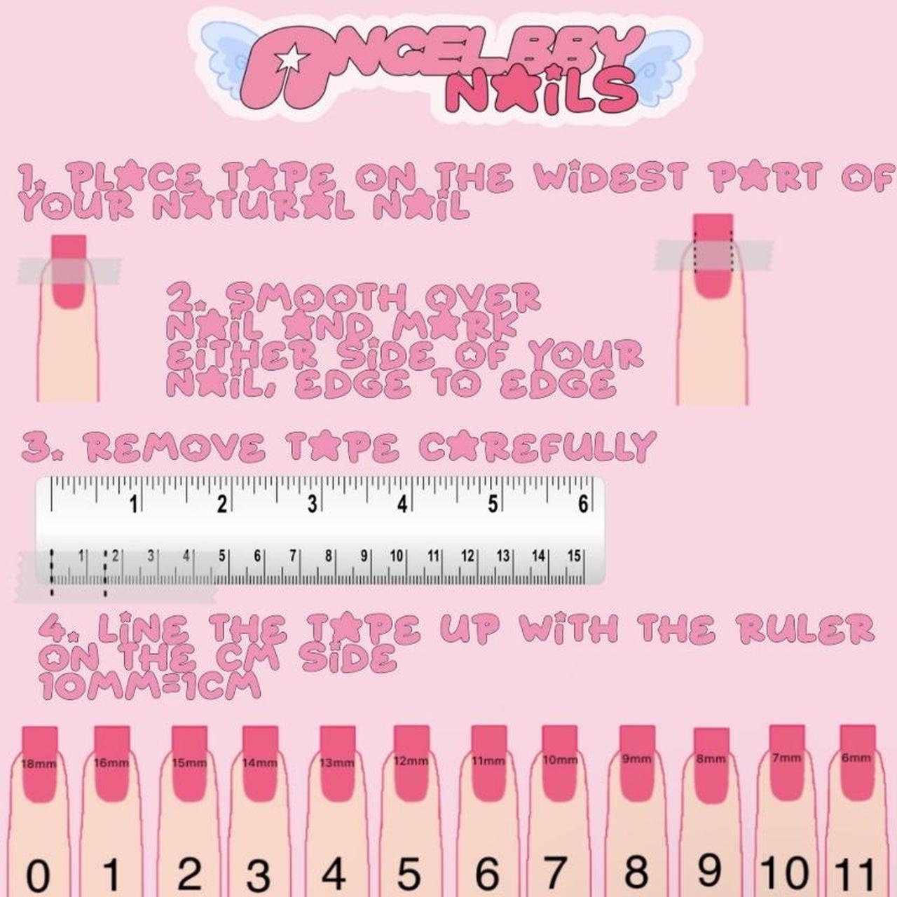 Angel Dust Hazbin Hotel Each nail set has 10 nails... - Depop