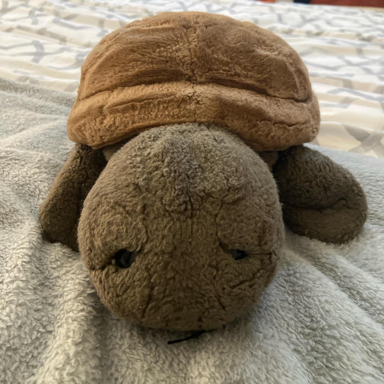 Slow Poke Turtle Lou Rankin Plush Brown Green Tan... - Depop