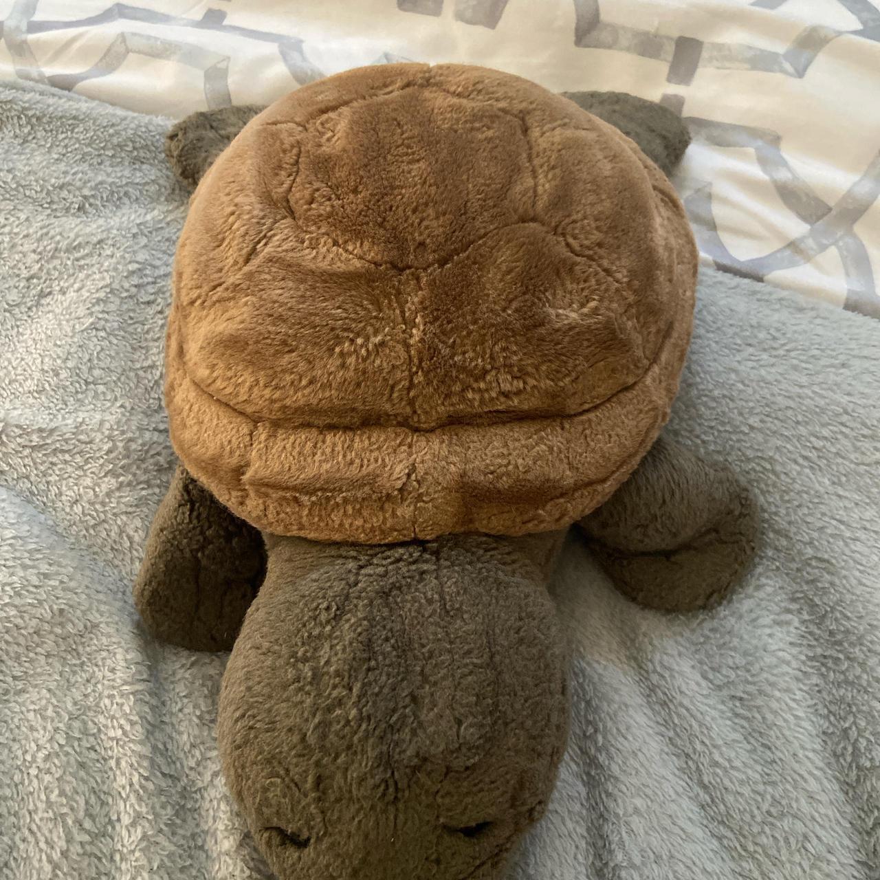 Slow Poke Turtle Lou Rankin Plush Brown Green Tan... - Depop