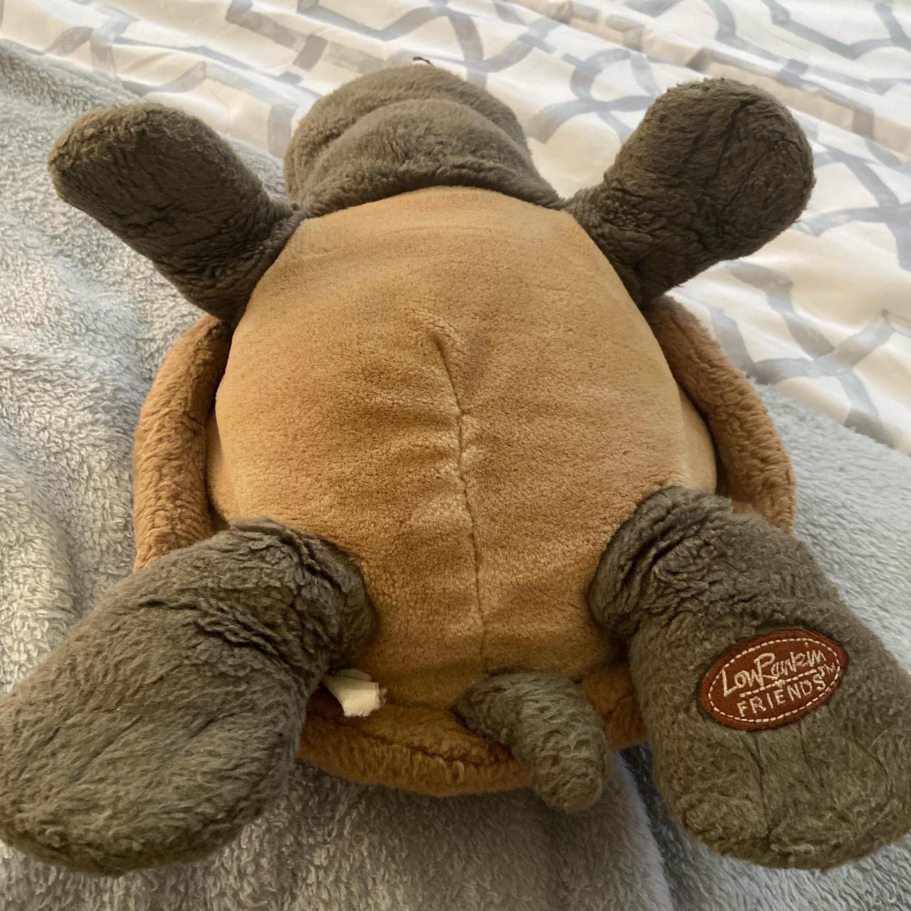 Slow Poke Turtle Lou Rankin Plush Brown Green Tan... - Depop