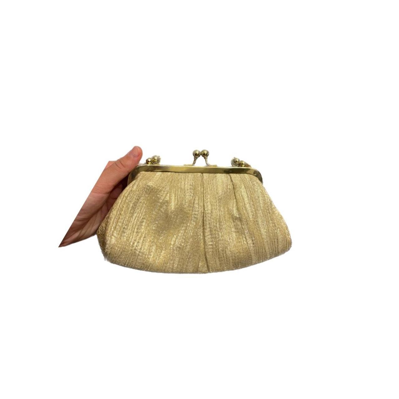 VINTAGE GOLD LA REGALE GOLD Y2K CLUTCH comes with a... - Depop