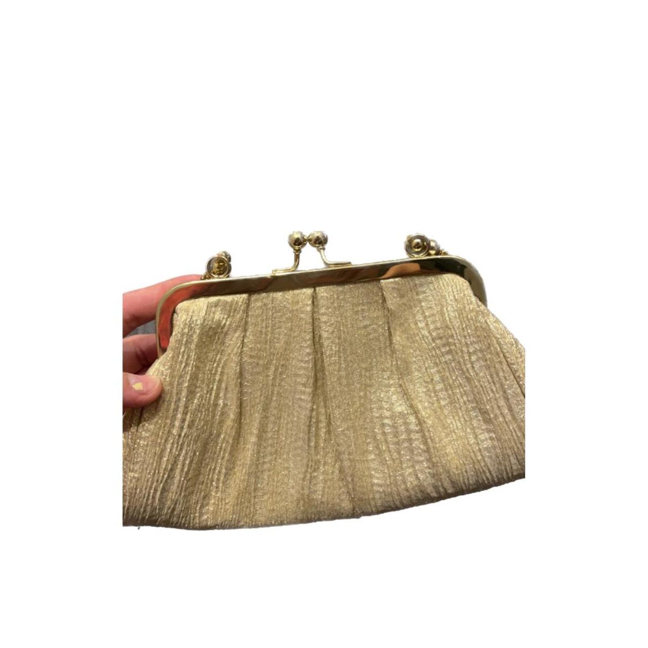 VINTAGE GOLD LA REGALE GOLD Y2K CLUTCH comes with a... - Depop