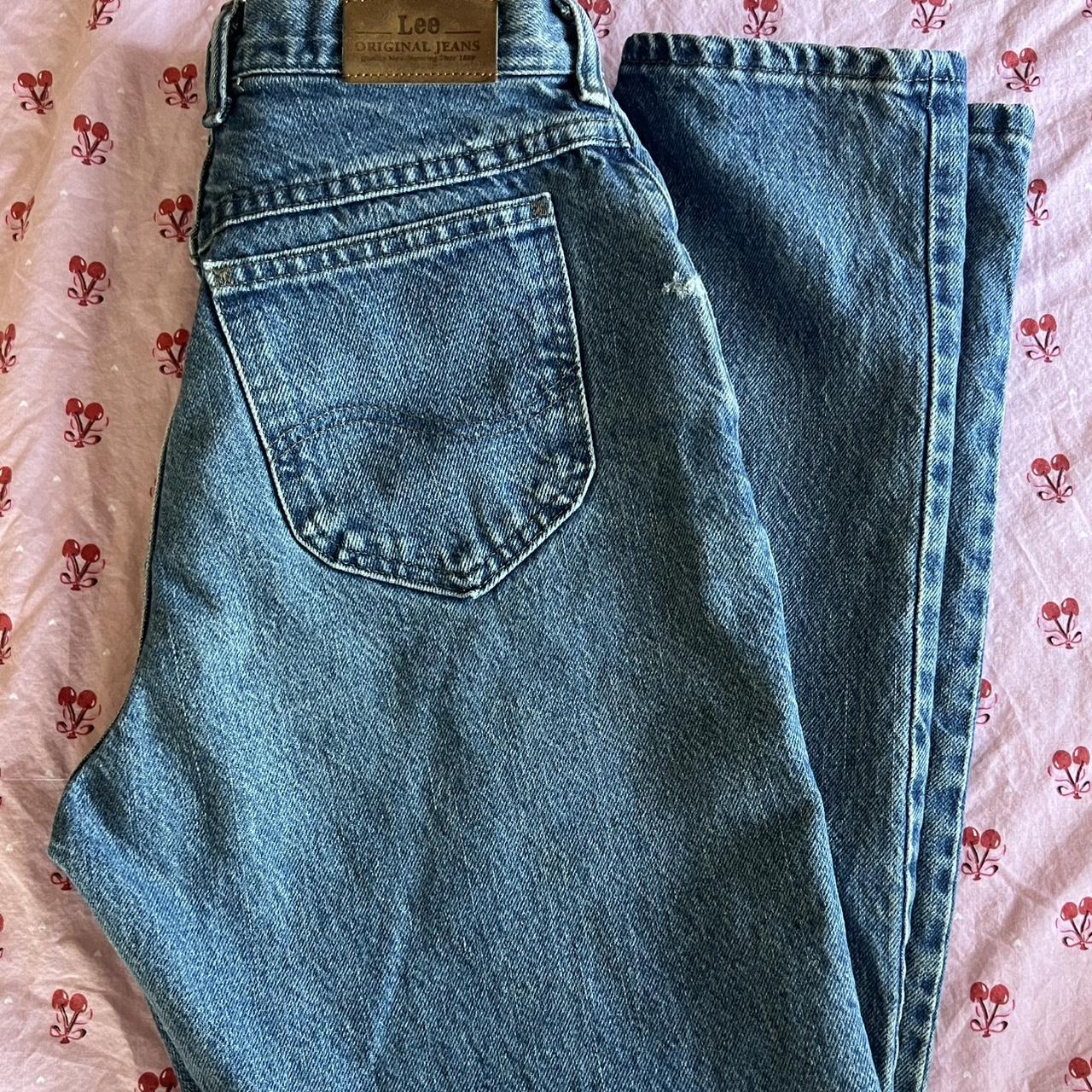 Vintage, pre-loved, Lee jeans, fits like a size... | Depop