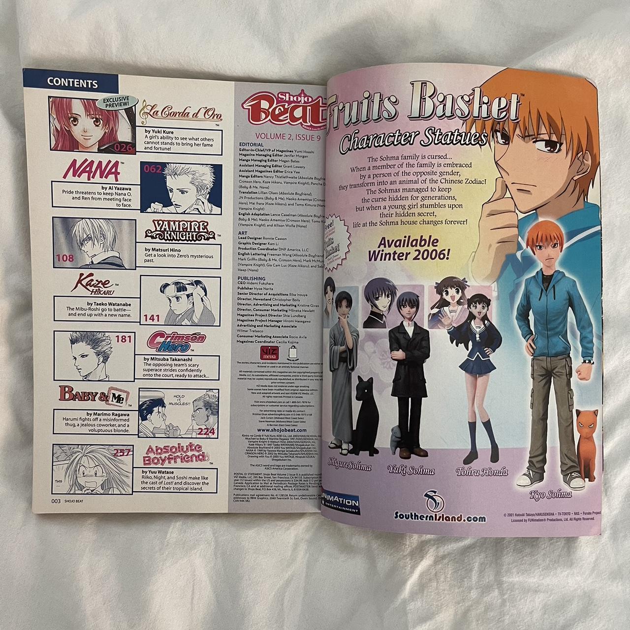 Nana Shojo Beat Magazine September 2006 ૮꒰˶>