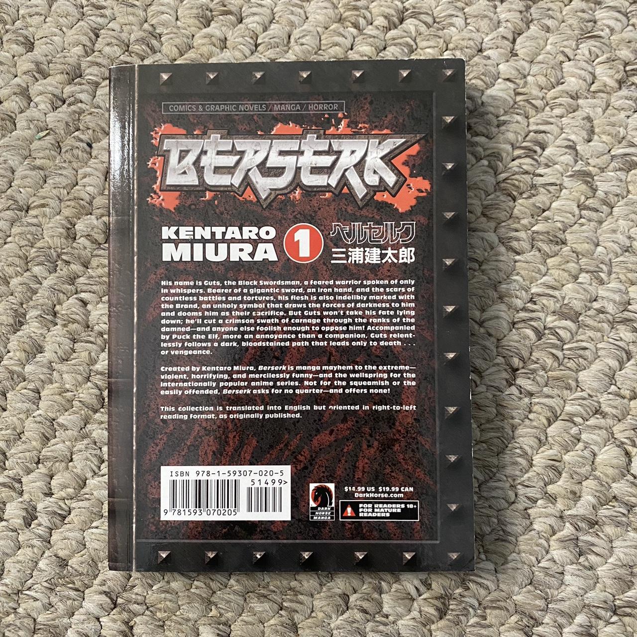 Berserk volume 1 #manga #anime #book #Berserk - Depop