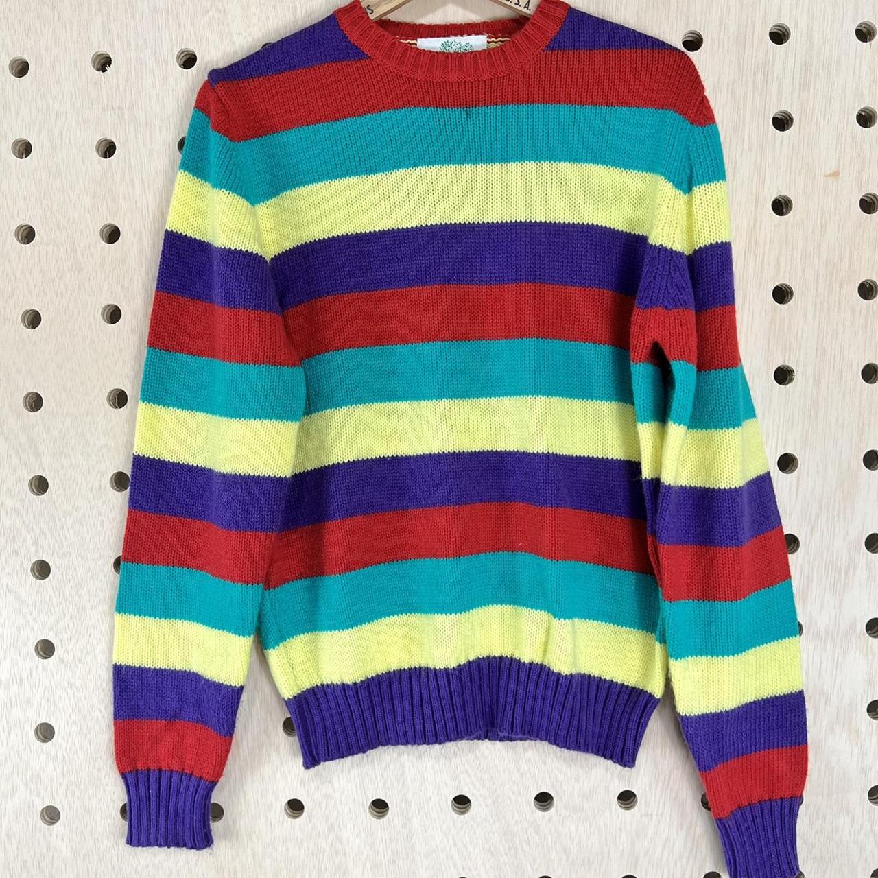 Vintage stripe sweater This is the cutest striped... - Depop