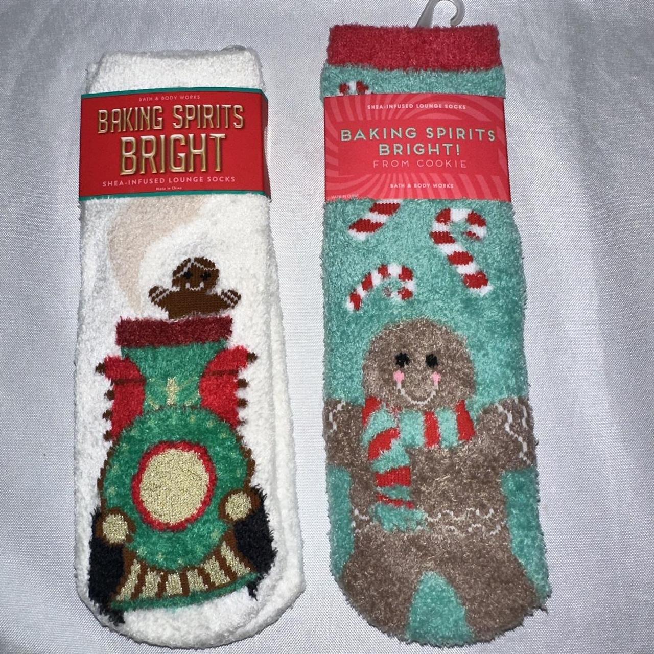 Bath & Body Works Baking Spirits Bright Socks New... - Depop