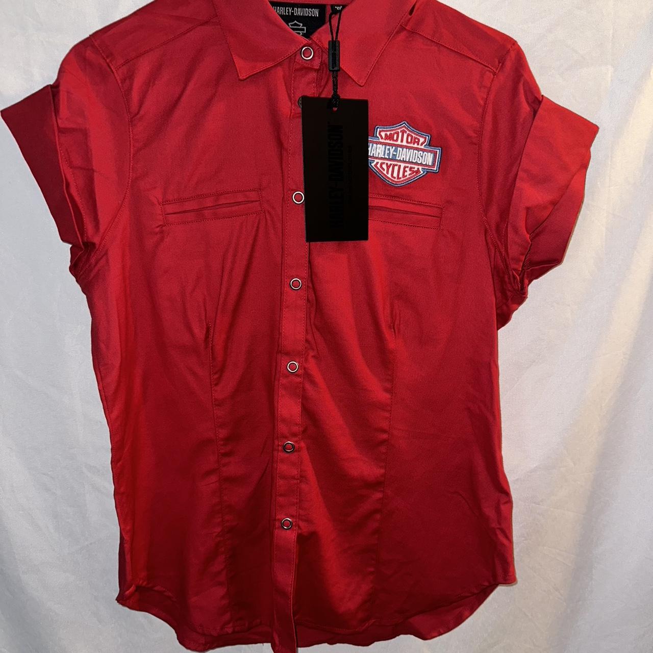 Women's Harley Davidson Pivot Performance Shirt New... - Depop