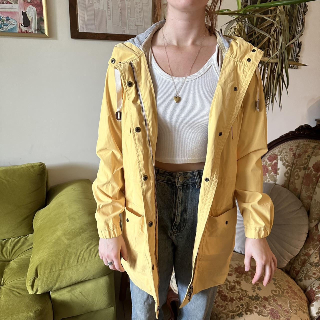 Marine Layer Women's Yellow Jacket | Depop