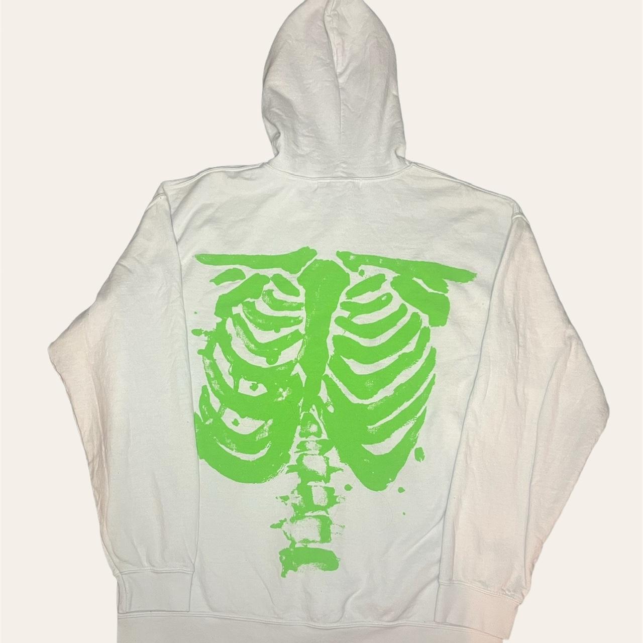 •Project Social T skeleton Zip-Up • Size S/M •... - Depop