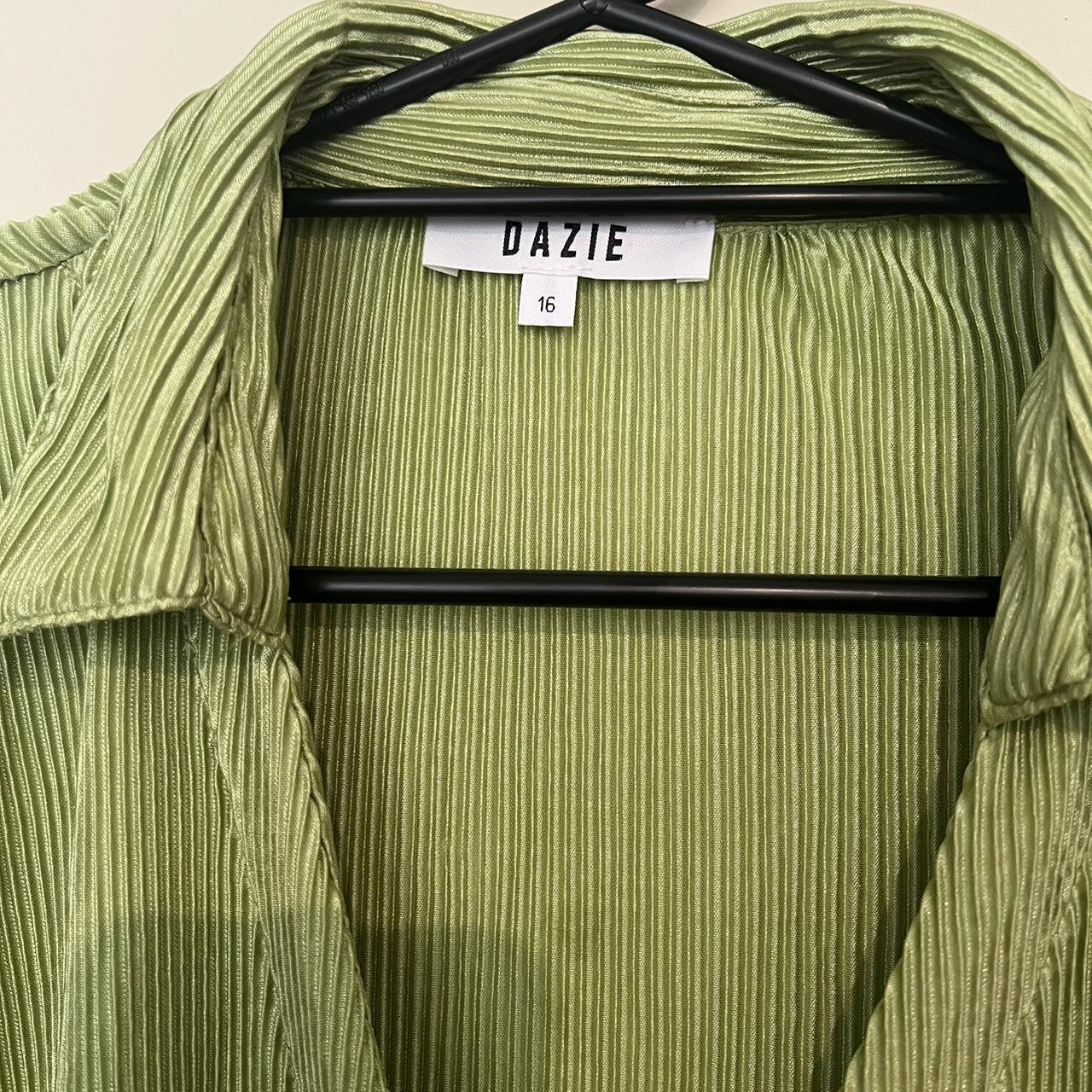 Dazie size 16 crepe textured blouse/shirt... - Depop
